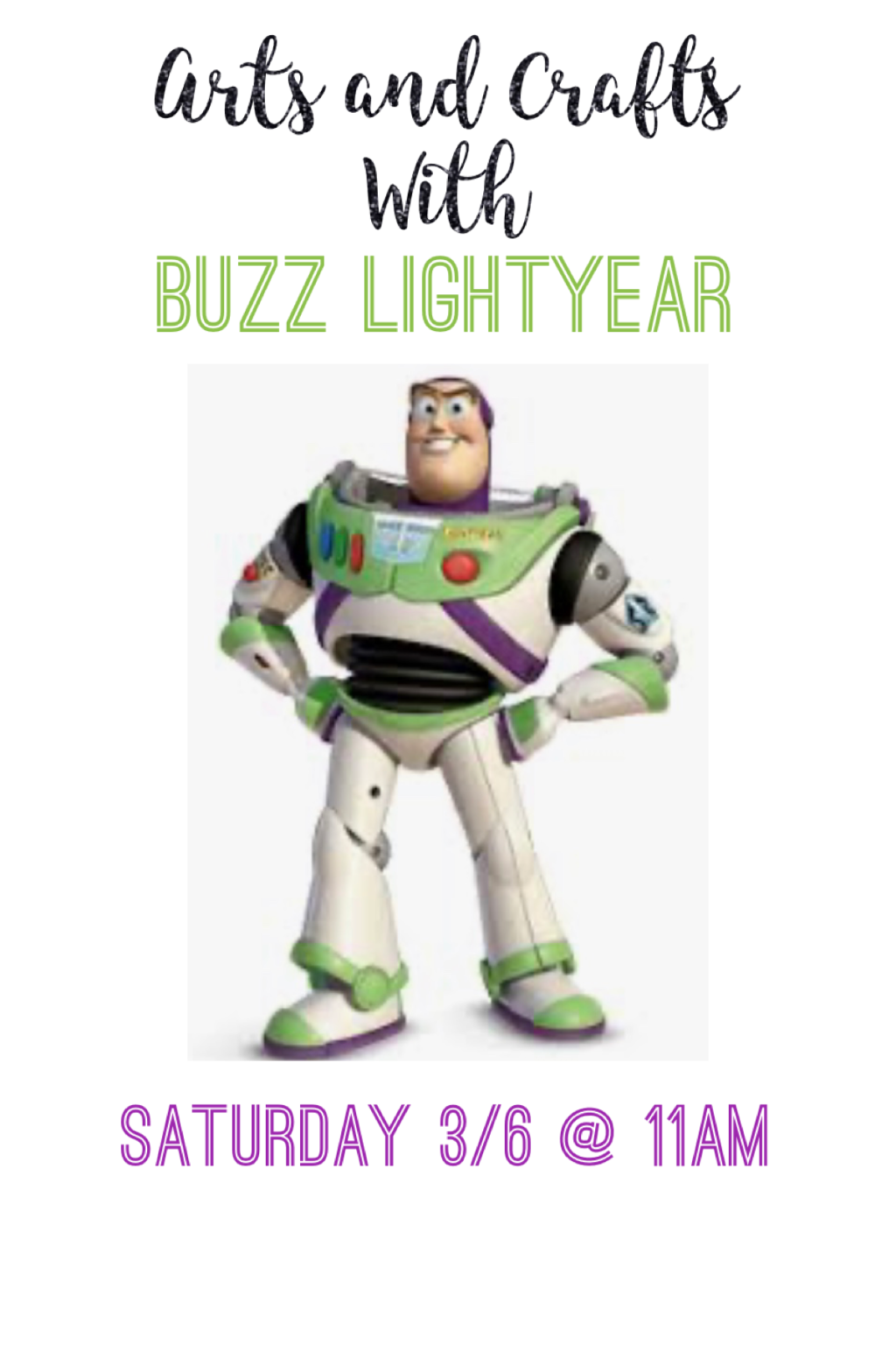 Arts and Crafts with BUZZ LIGHTYEAR – Play La La